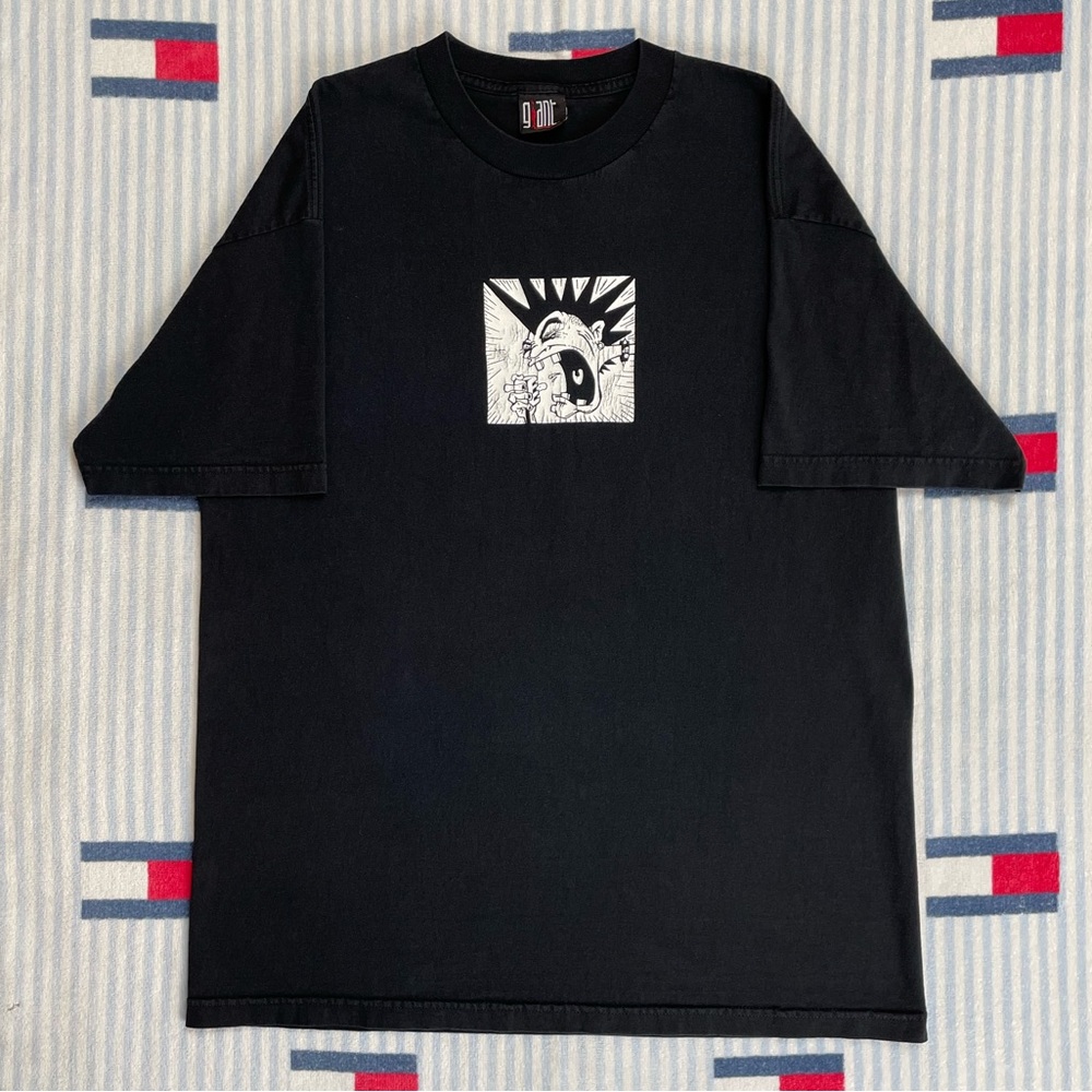 Vintage 90s Rancid Screaming Mohawk Band Short Sleeve… - Gem